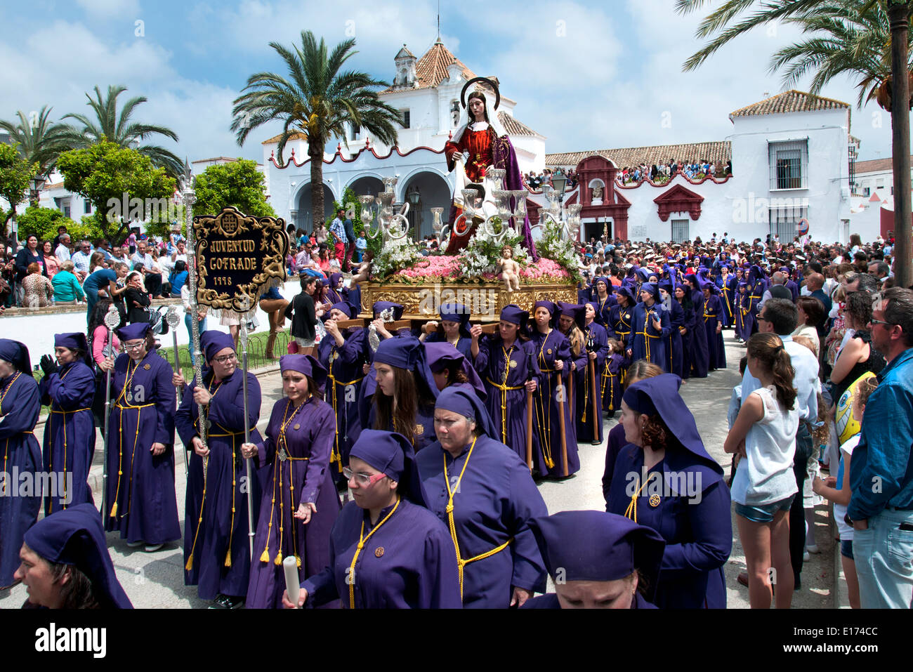Semana Santa ( Holy Week Easter ) Procession Arcos de Frontera Spain ...