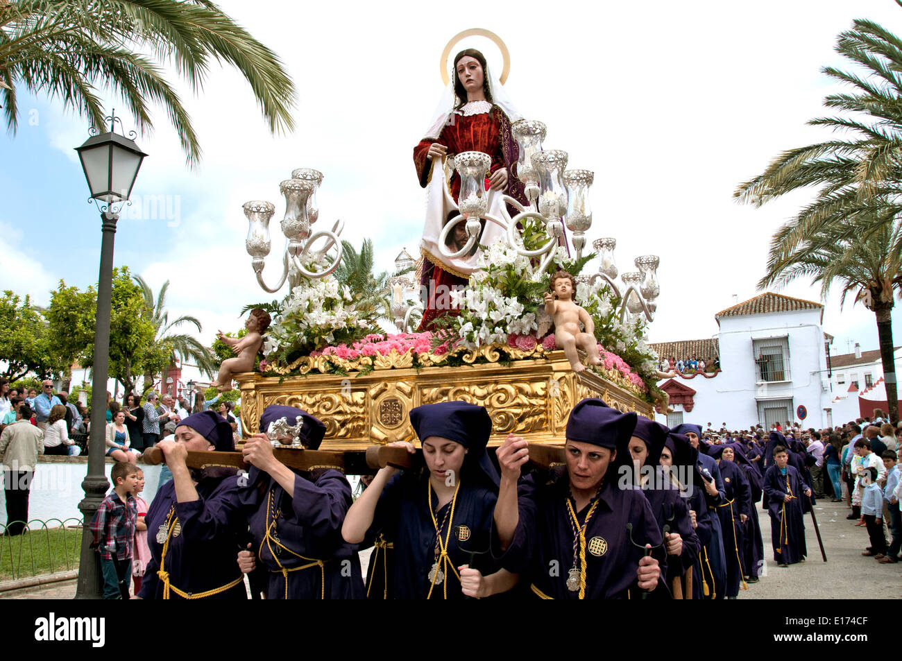 Semana Santa ( Holy Week Easter ) Procession Arcos de Frontera Spain ...