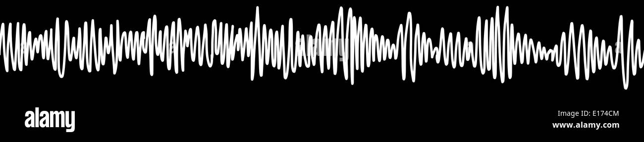 Sound wave monitor Black and White Stock Photos & Images - Alamy