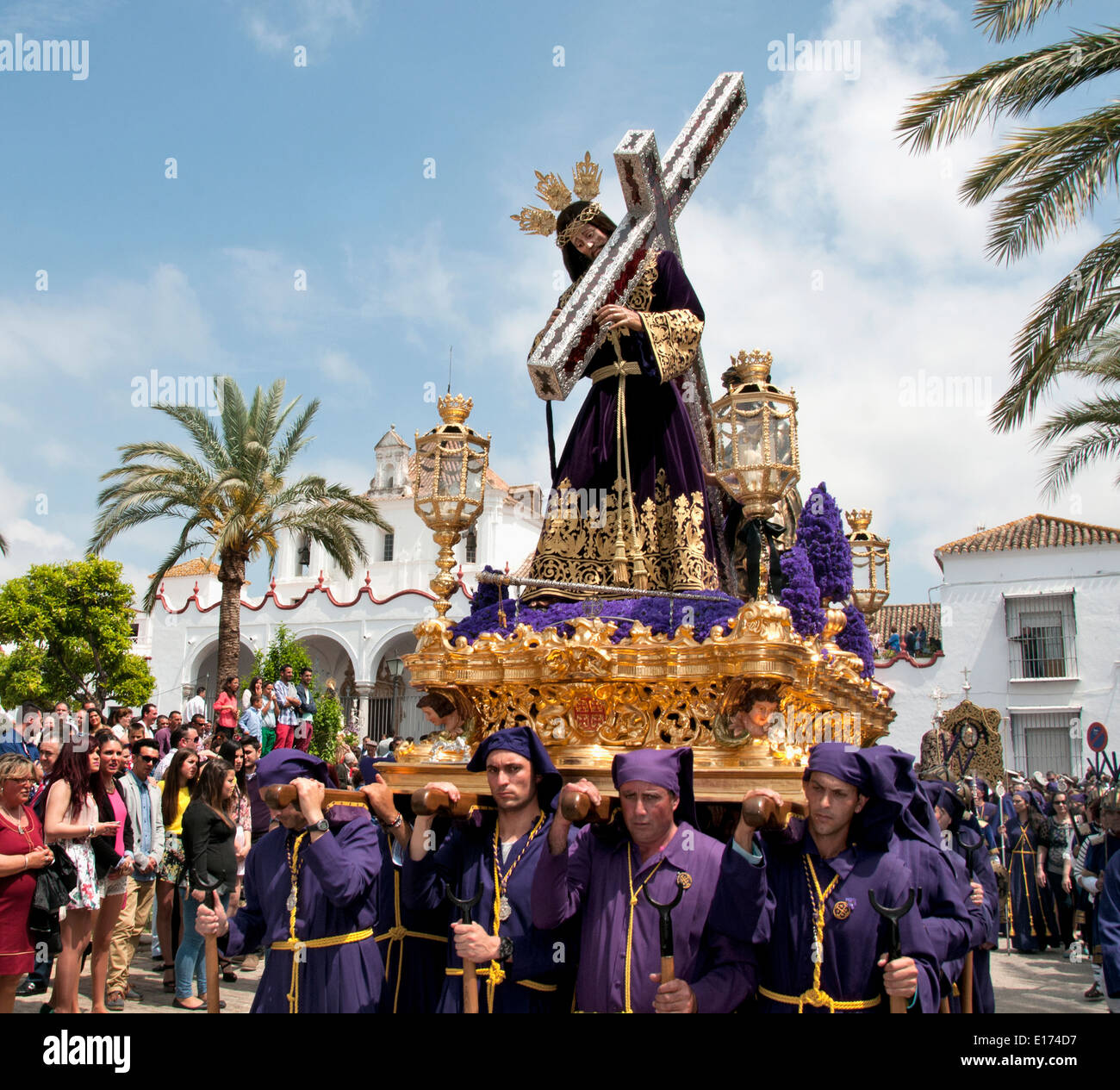Semana Santa ( Holy Week Easter ) Procession Arcos de Frontera Spain ...