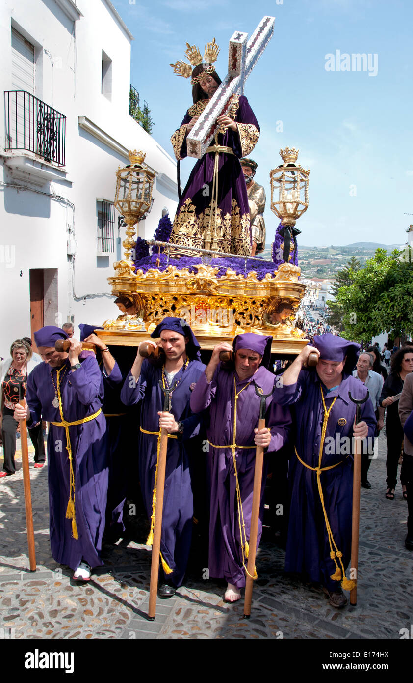 Semana Santa ( Holy Week Easter ) Procession Arcos de Frontera Spain ...