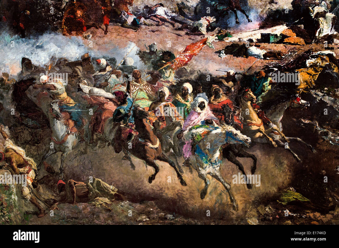 The Battle of Tetuan 1863 ( Spanish - Moroccan War of 1859-1860 Morocco ...