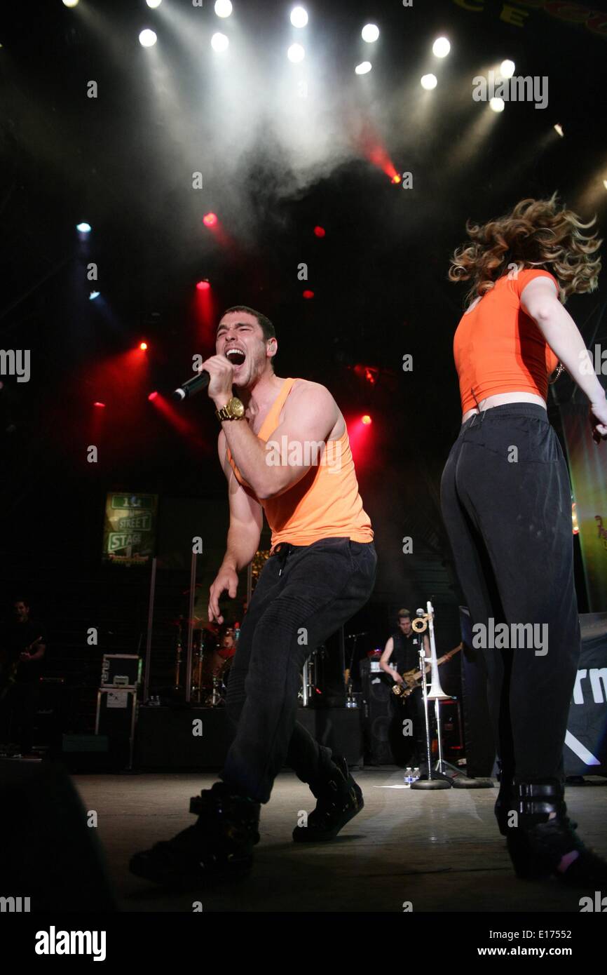 Las Vegas, NV, USA. 24th May, 2014. Nick Noonan, Amy Heidemann, Karmin ...
