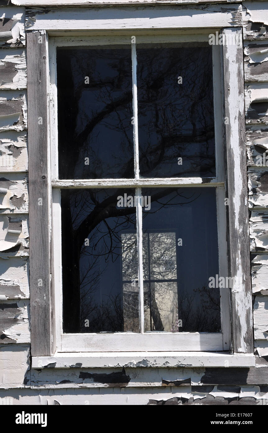 Window of an Old Farmhouse Stock Photo - Alamy