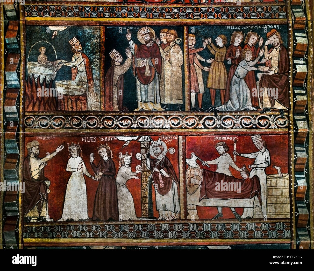 Life of Saint Nicholas 13th cent Master of Bierge church of Saint ...