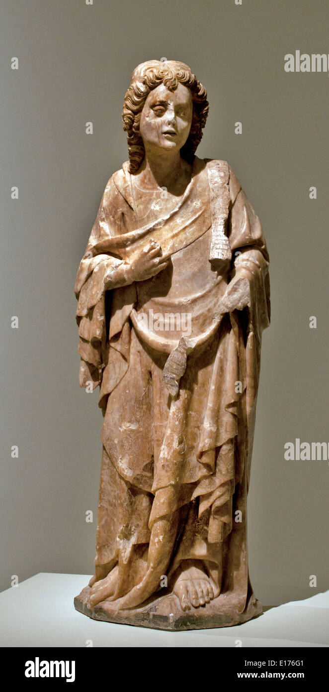 Archangel gabriel art 14th century hi-res stock photography and images - Alamy