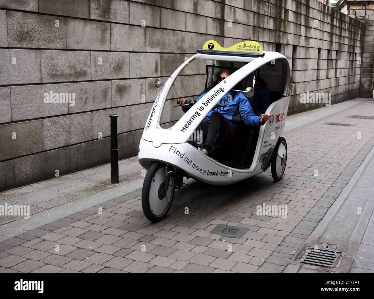 Bicycle Rickshaw Dublin Ireland Stock Photo - Alamy