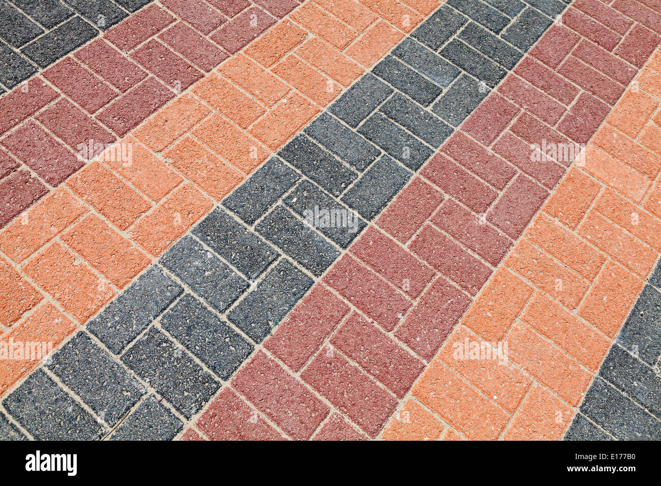 Colorful urban roadside pavement background photo texture Stock Photo ...