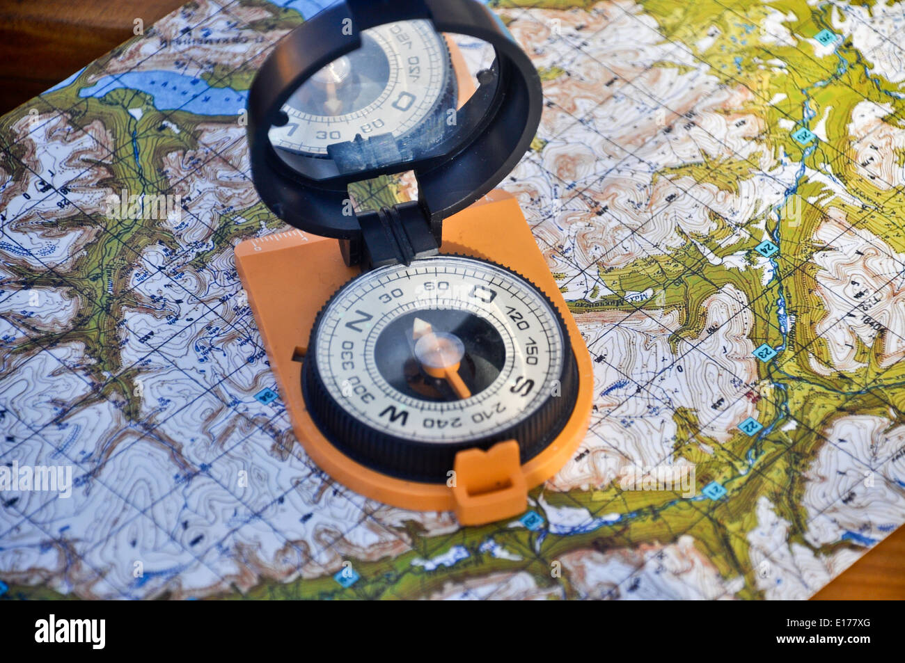 Wilderness road map hi-res stock photography and images - Alamy