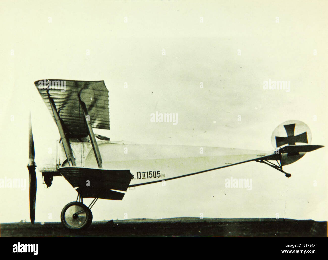 The Fokker D.II, a German fighter aircraft from World War I, is ...