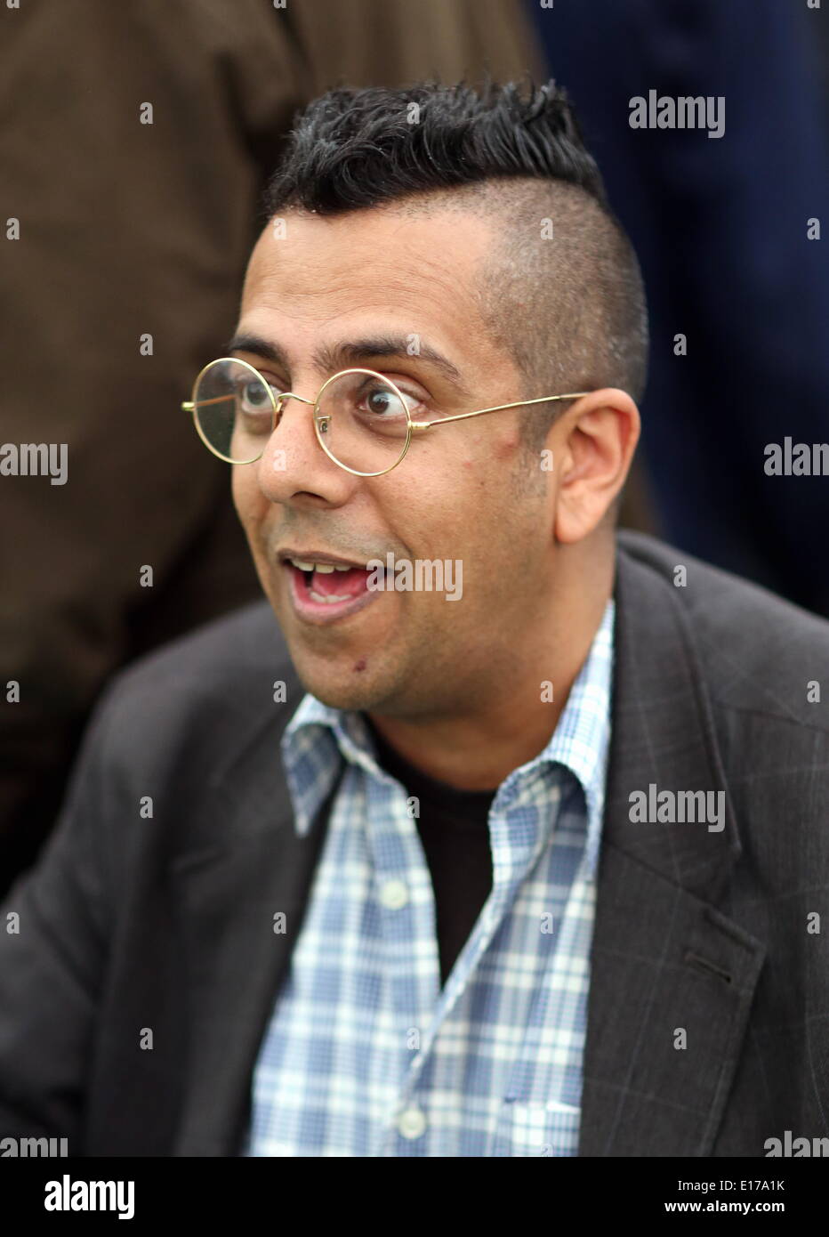 Hay on Wye, UK. 2th May, 2014. Pictured: Simon Singh Re: The Hay ...