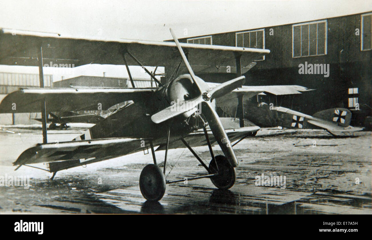 The Fokker Dr.I was a famous German World War I triplane fighter ...