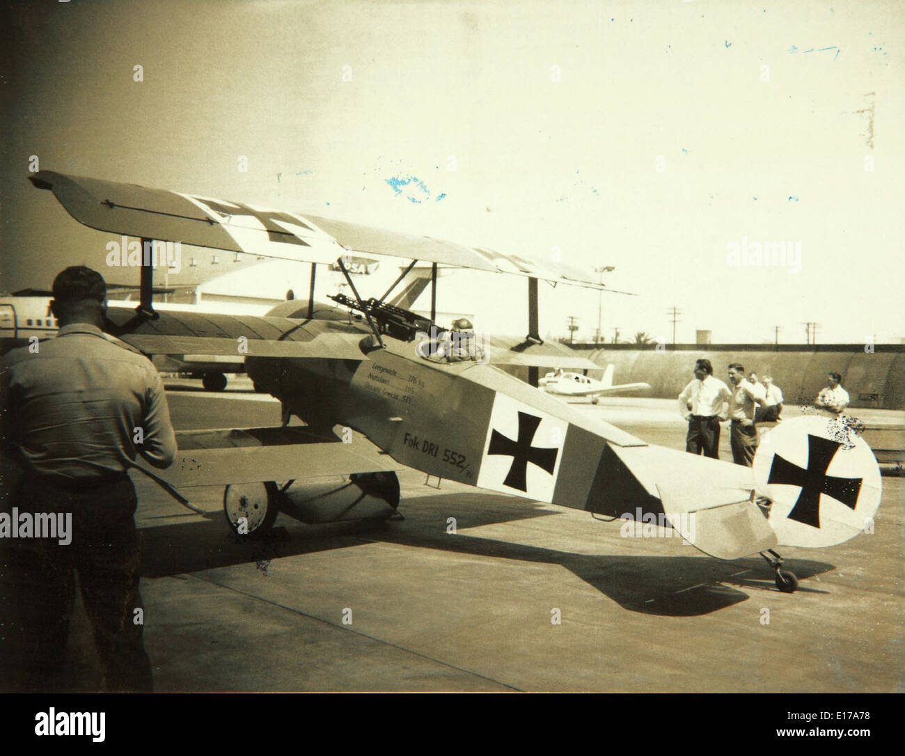 The Fokker Dr.I Triplane, a famous German aircraft from World War I, is ...