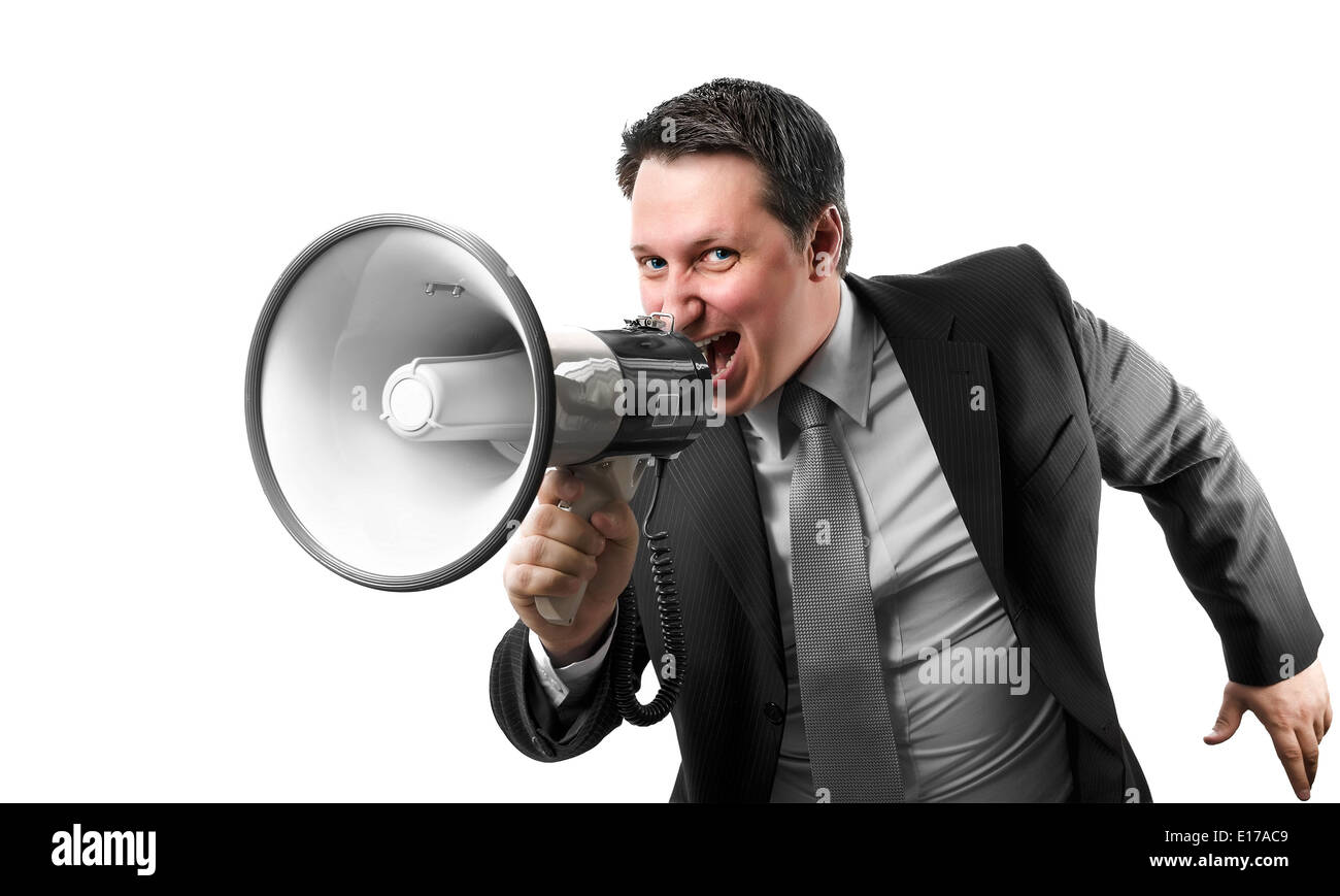 Boss shouting hi-res stock photography and images - Alamy