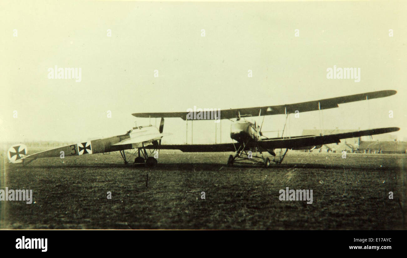 The Fokker E.III Eindecker was a single-seat fighter aircraft used by ...