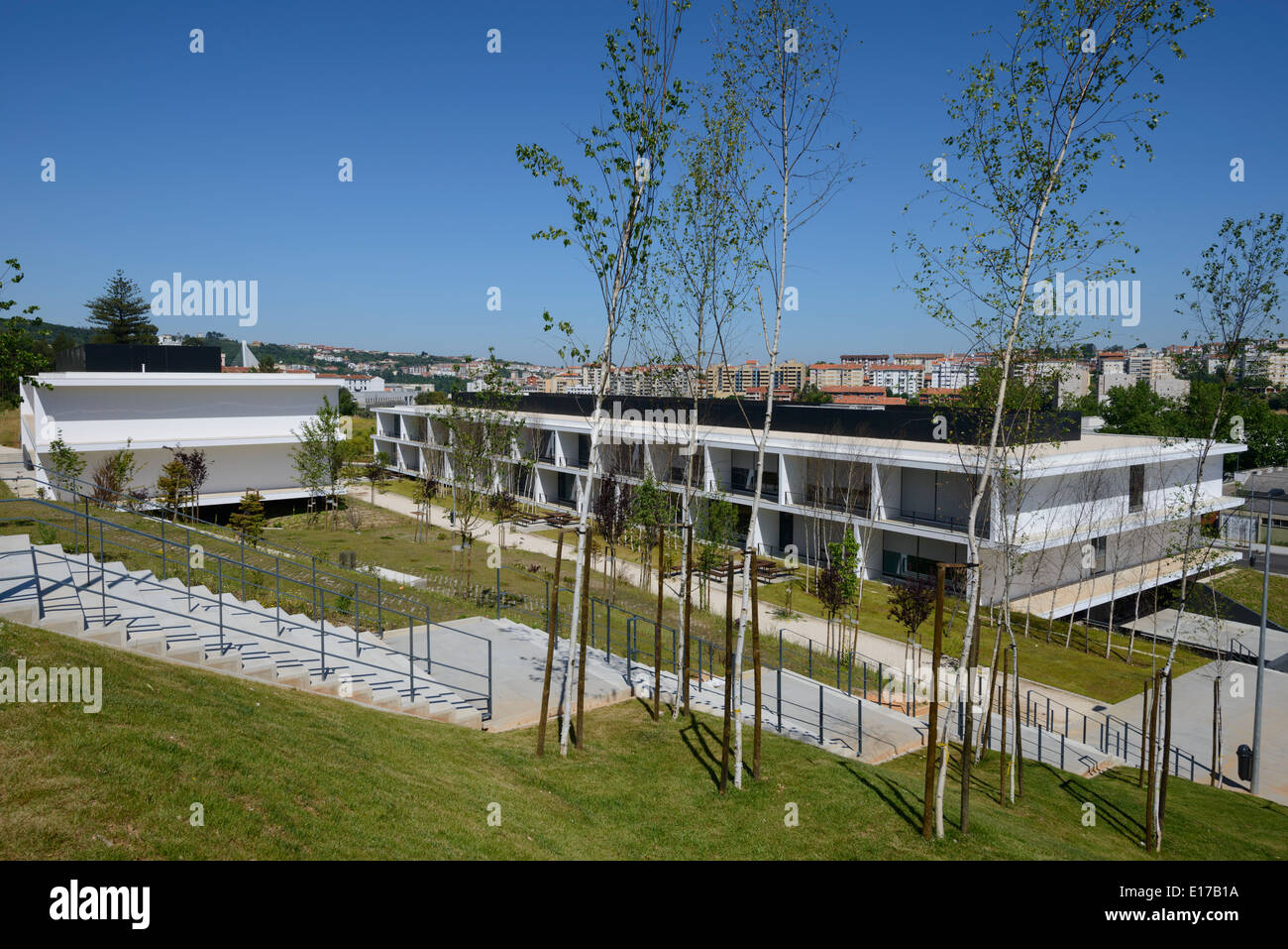 Modern architecture building complex Stock Photo - Alamy