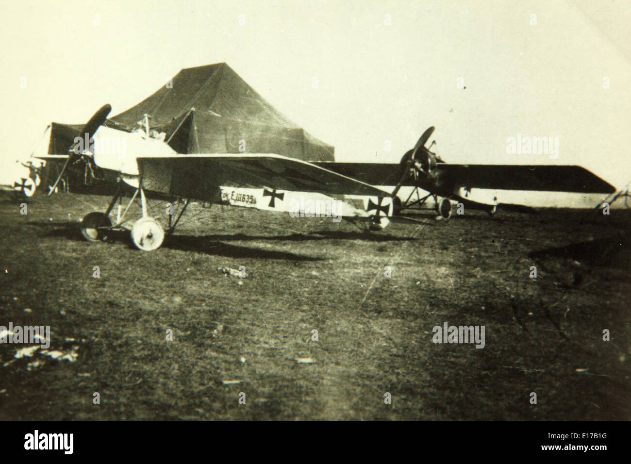 The Fokker E.III Eindecker was a German monoplane fighter aircraft used ...