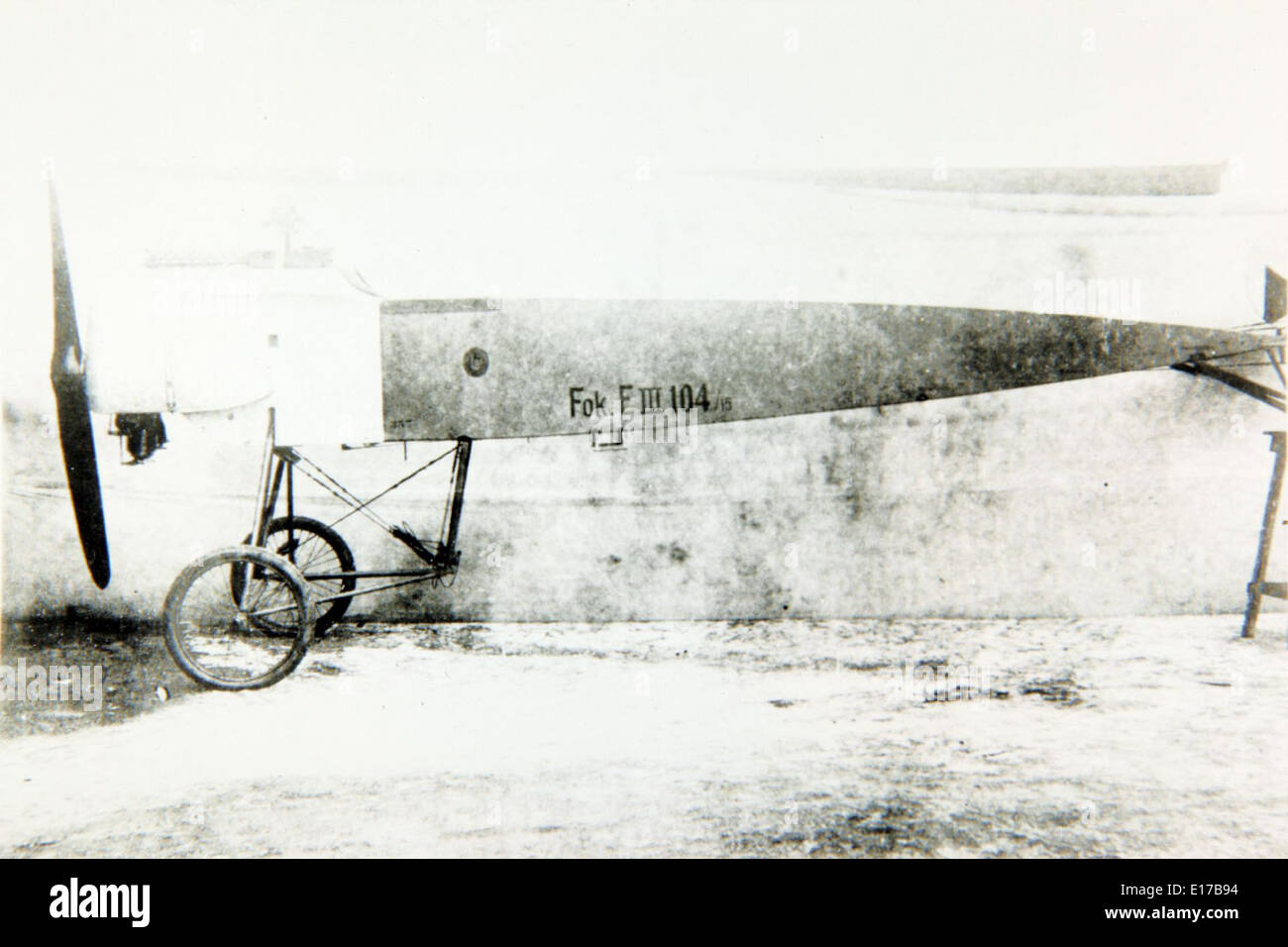 The Fokker E.III Eindecker was a German monoplane fighter used during ...