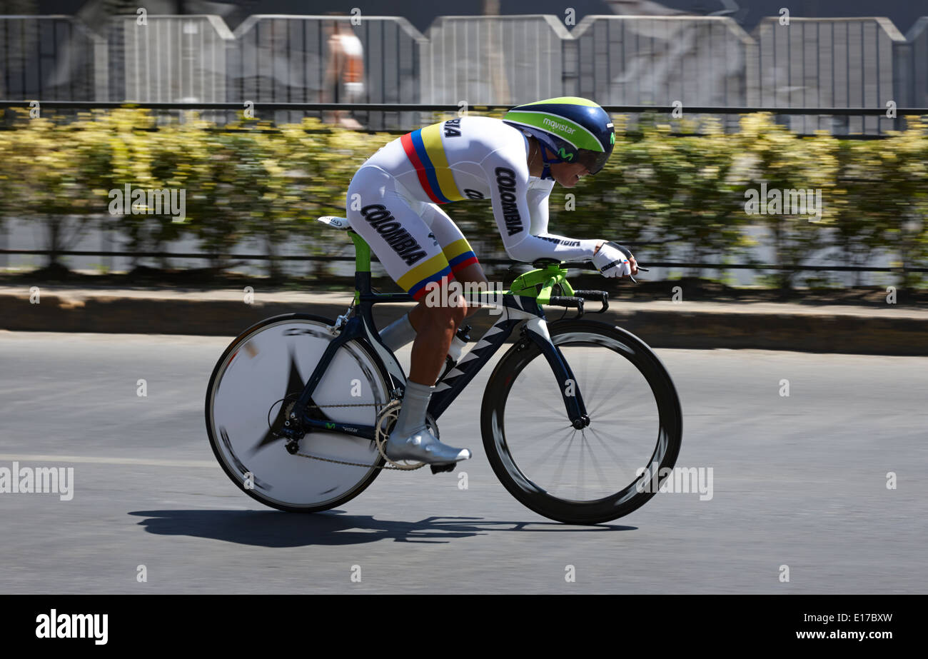brayan ramirez chacon from colombia bronze medal time trial cyclist ...