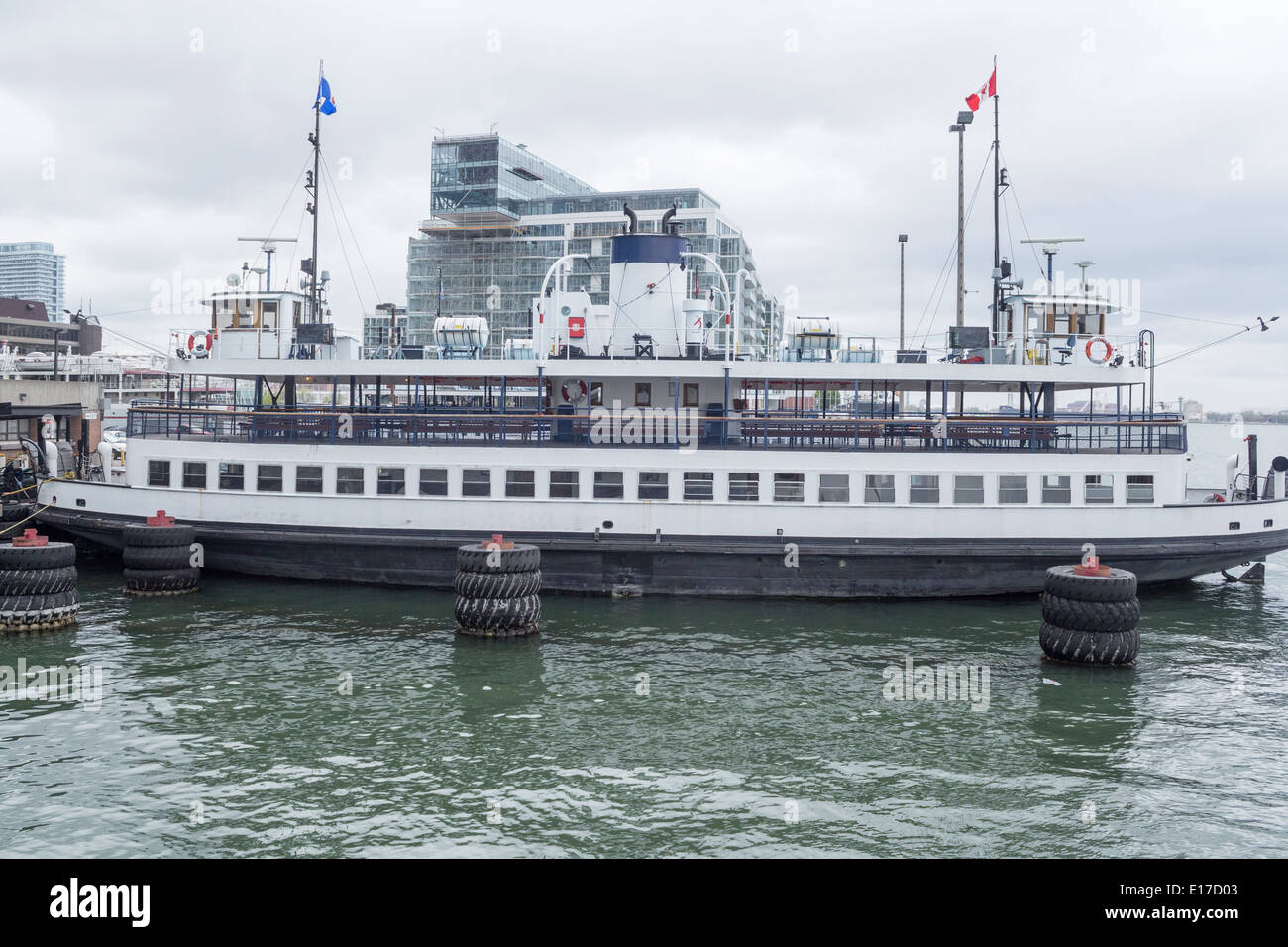 Ferry docked at Toronto Harbour Jack Layton Ferry Docks Stock Photo - Alamy