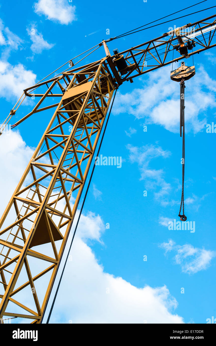 Industrial construction crane Stock Photo - Alamy