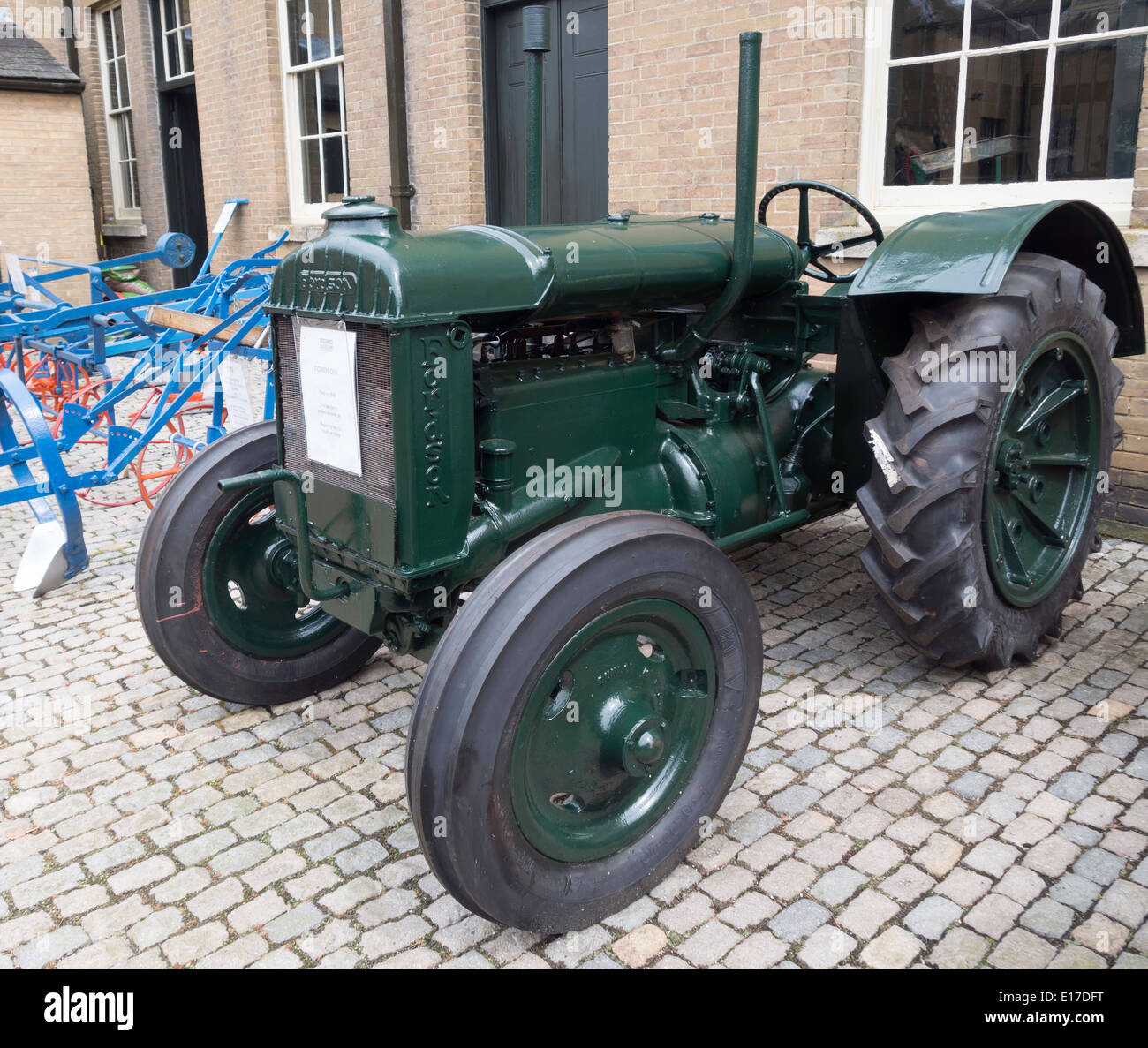 A Fordson Farm tractor built in 1940, at the Bygones Museum at Holkham ...