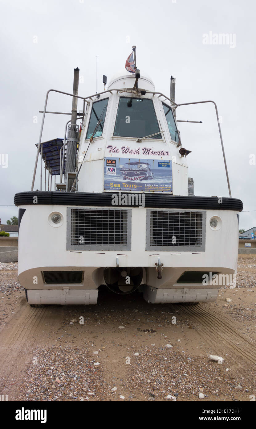 The Wash Monster amphibious craft for taking tourist holidaymakers on ...