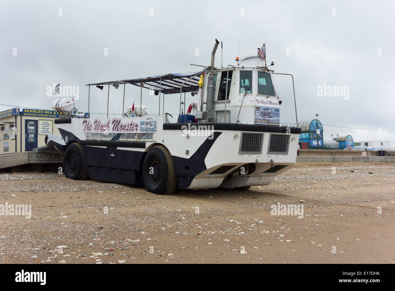 The Wash Monster amphibious craft for taking tourist holidaymakers on ...