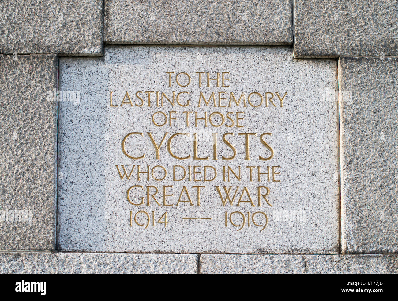 Cyclists national memorial hi-res stock photography and images - Alamy