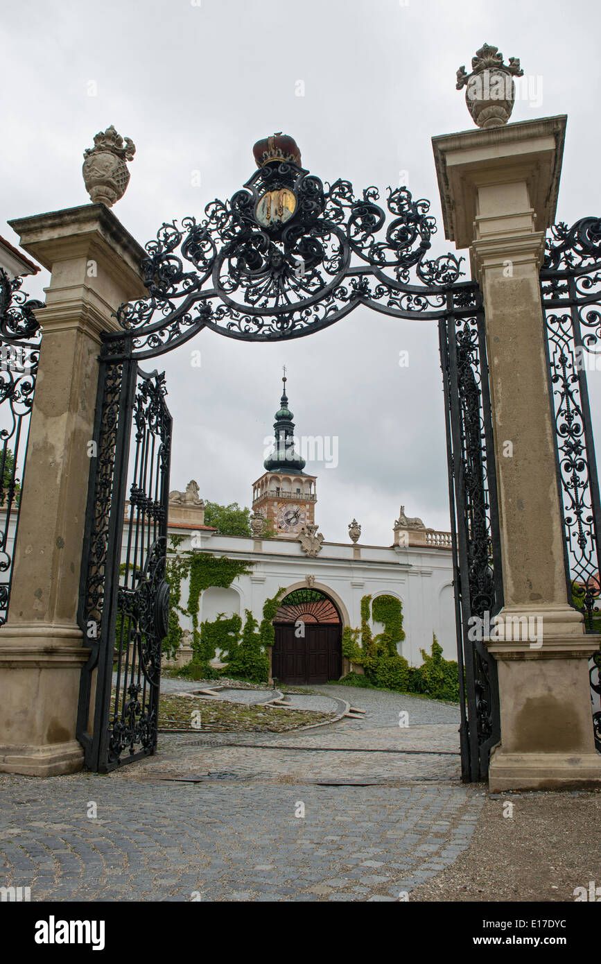 Gate with clock tower hi-res stock photography and images - Alamy