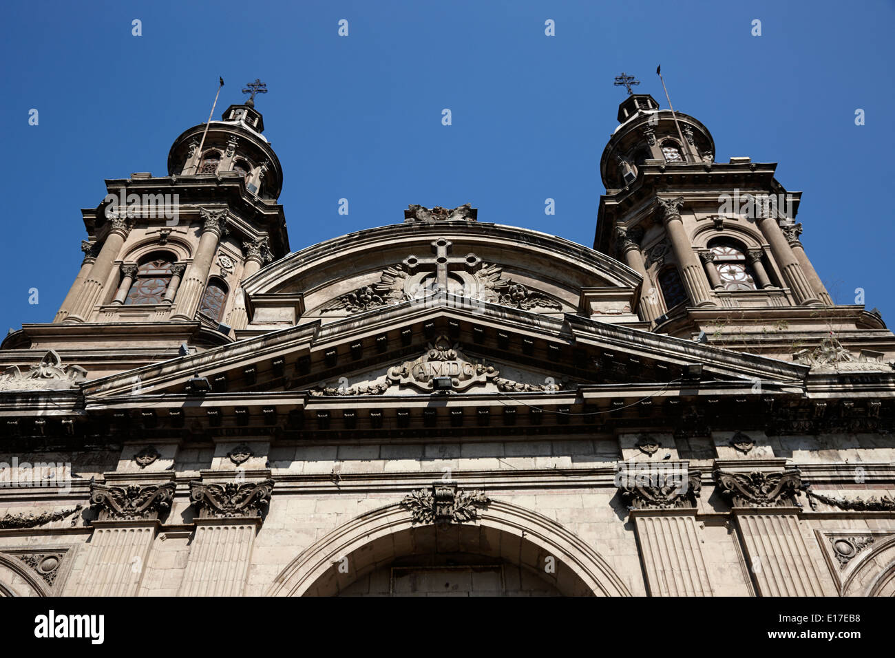 Santiago Metropolitan Cathedral Chile Stock Photo - Alamy