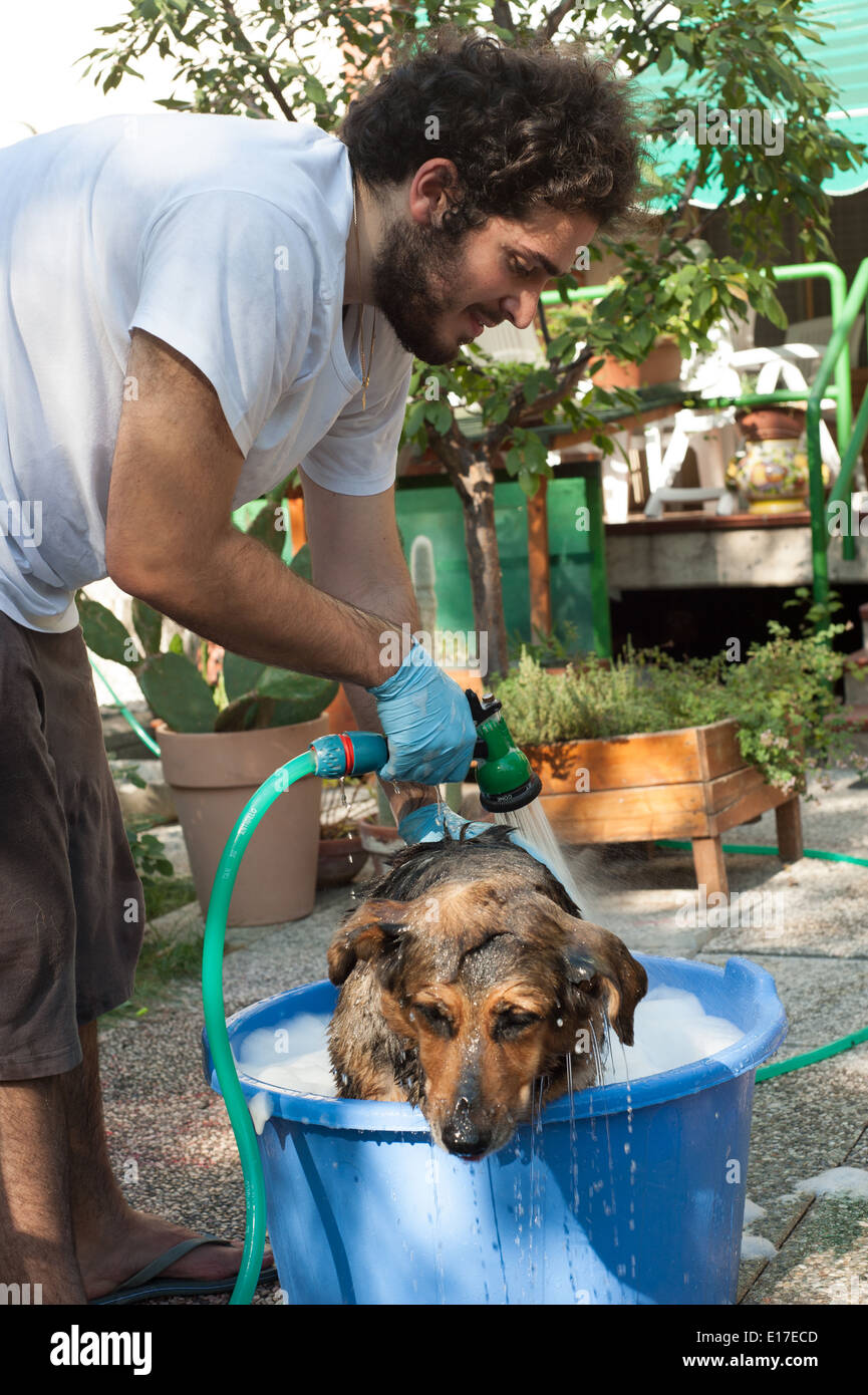 Sad man dog hi-res stock photography and images - Alamy