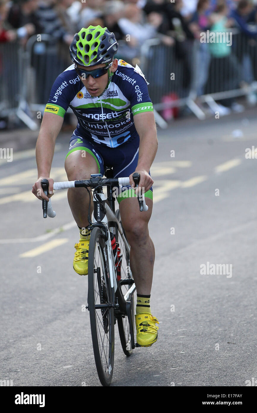 Nottingham, UK. 25th May, 2014. Andrew Nichols in action during the ...