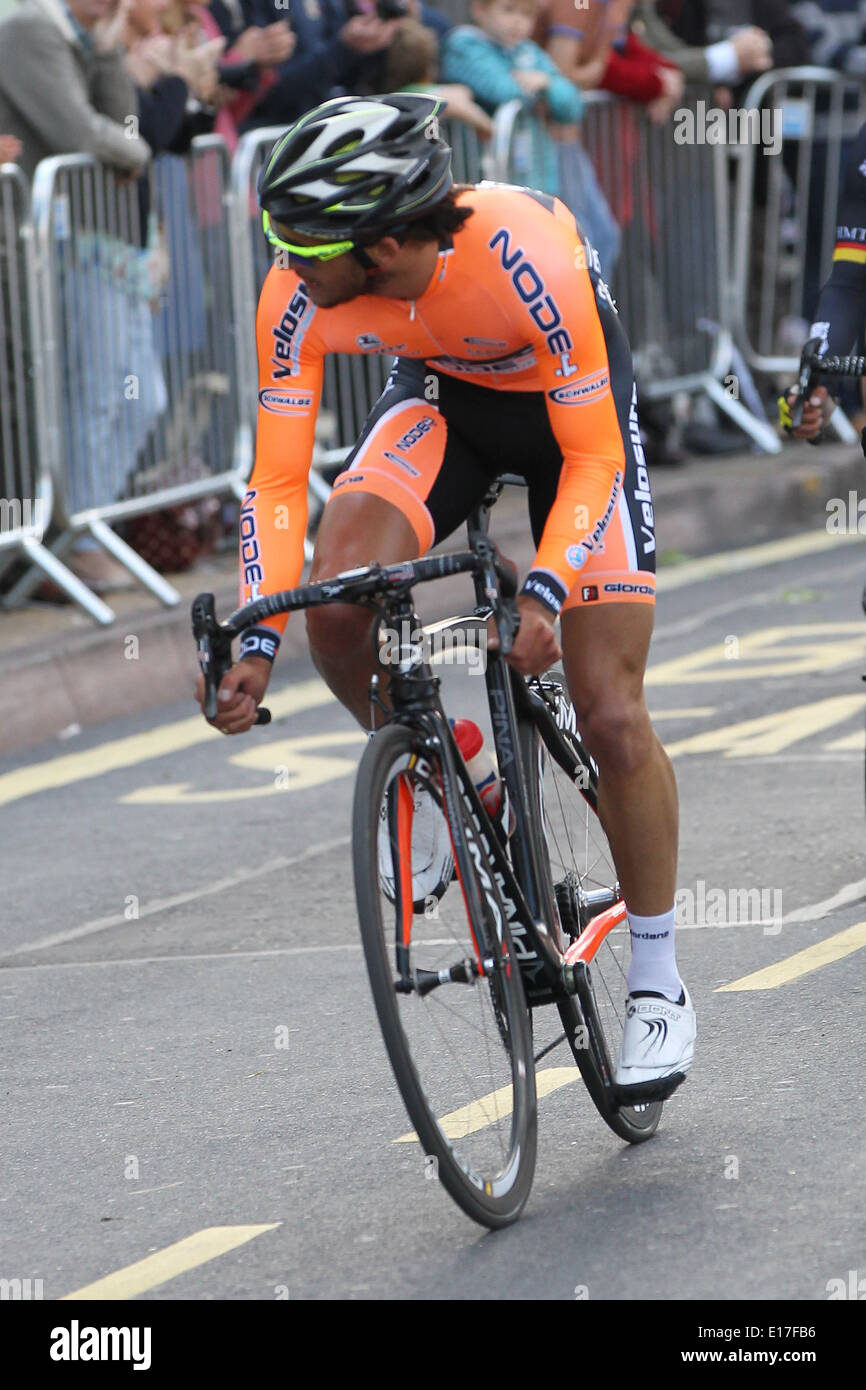 Nottingham, UK. 25th May, 2014. George Harper in action during the Mens ...