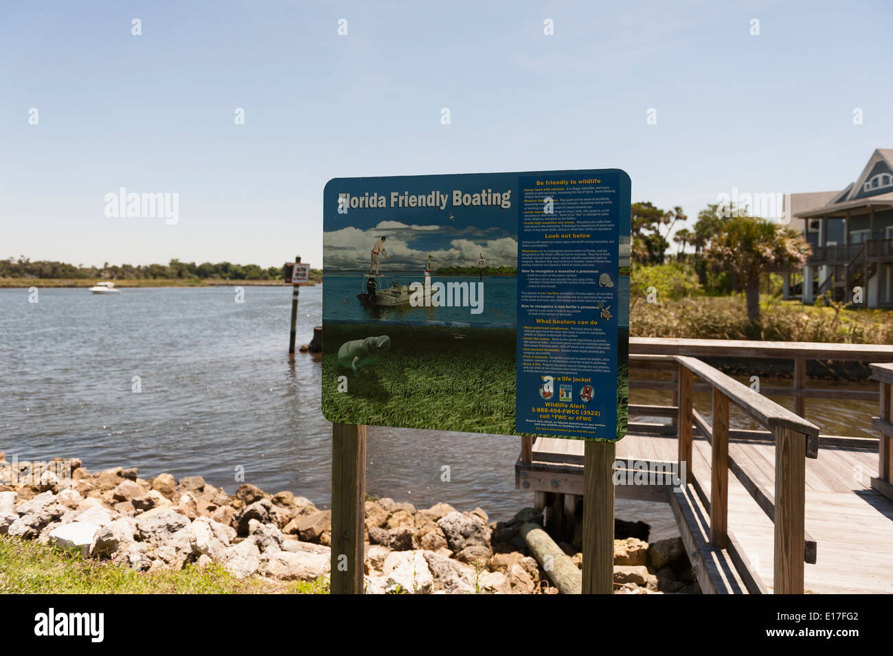Fort Island Trail in Citrus County Florida on the Gulf Coast. Waterway ...