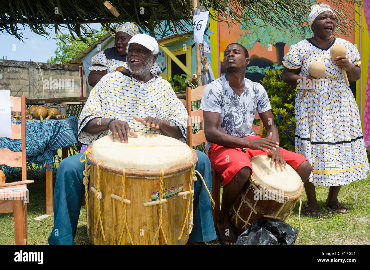 Garifuna drum hi-res stock photography and images - Alamy