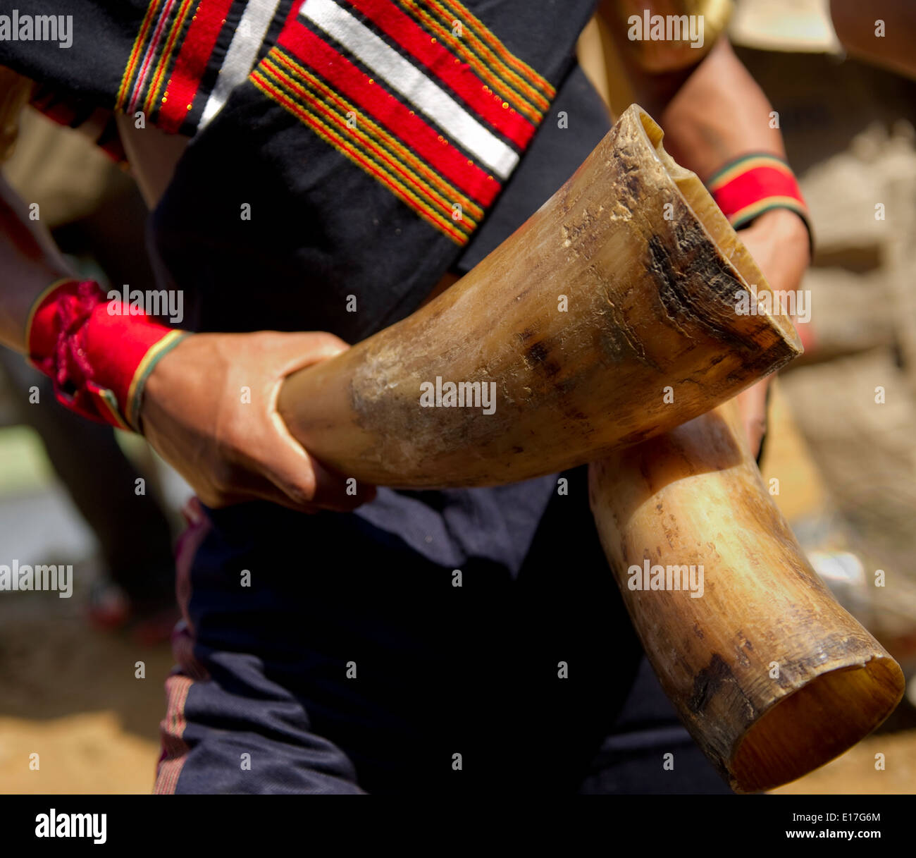 Portrait of Mizo tribe people at the Chapchar Kut festival wearing ...