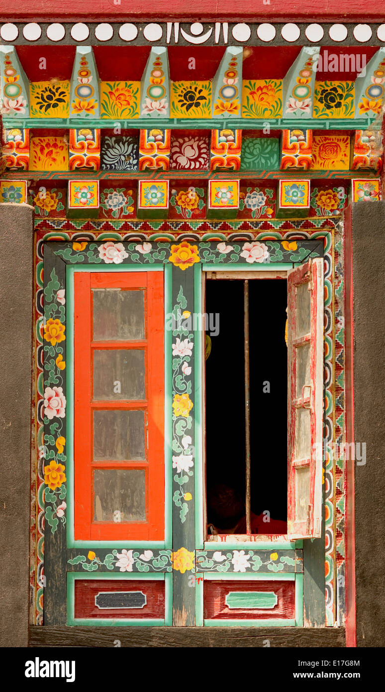 Art in monastery architecture sikkim hi-res stock photography and ...