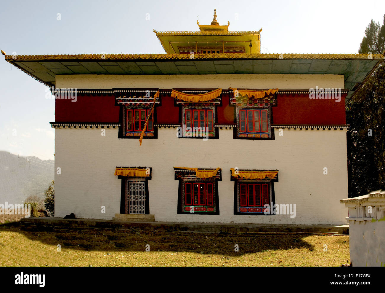 Buddhist Monastery in Sikkim India Stock Photo - Alamy