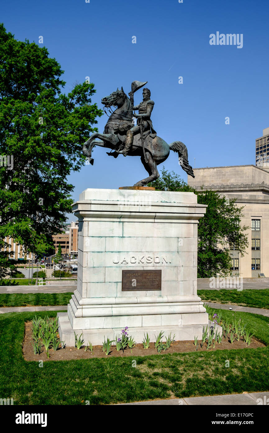 The Andrew Jackson Memorial at the Tennessee State Capitol in Nashville ...