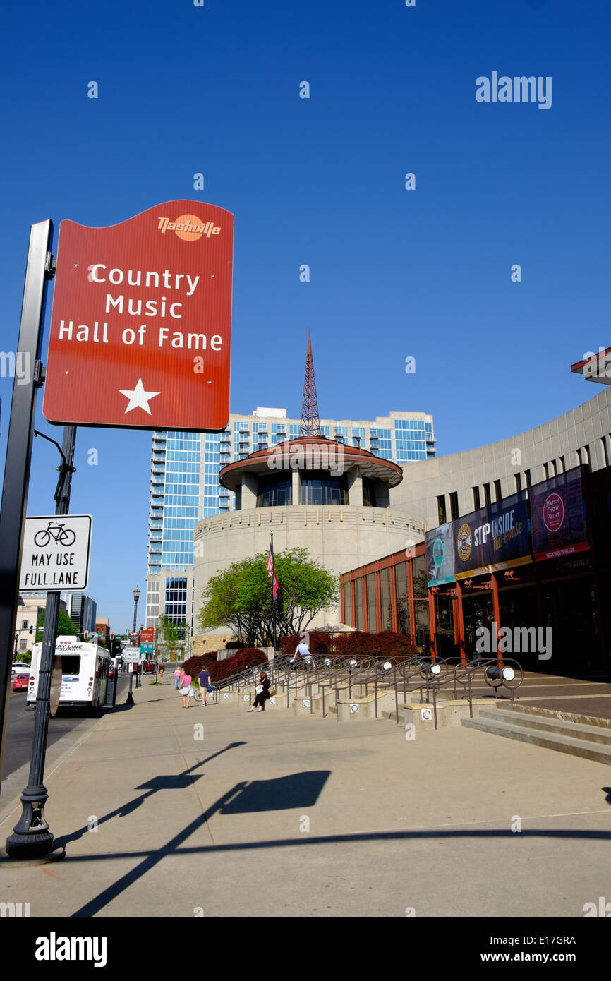 The Country Music Hall of Fame in Nashville, Tennessee Stock Photo - Alamy