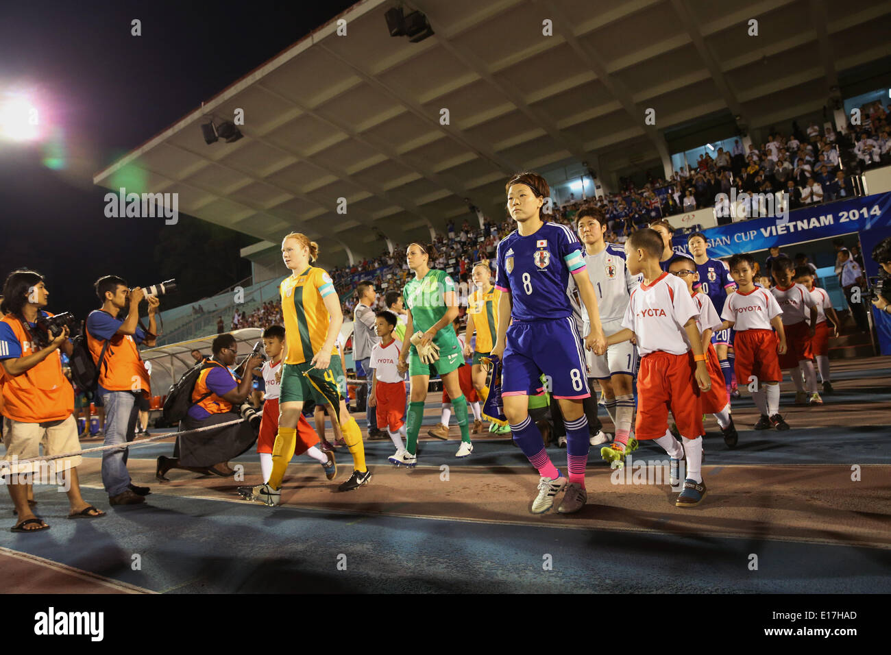 Ho Chi Minh City, Vietnam. 25th May, 2014. Aya Miyama (JPN) Football ...