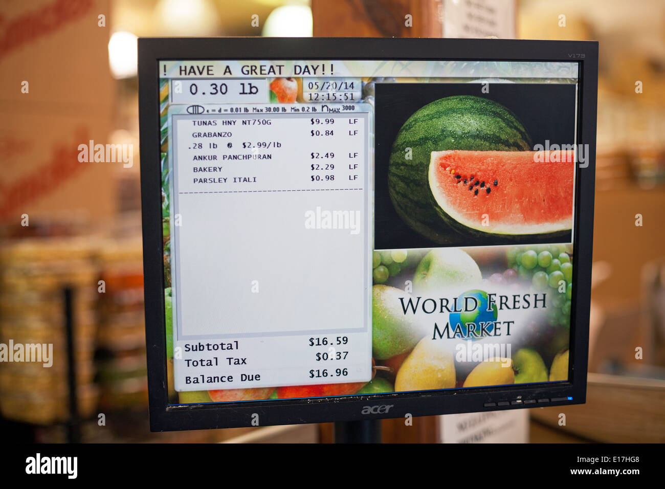 Shop store pay items hi-res stock photography and images - Alamy