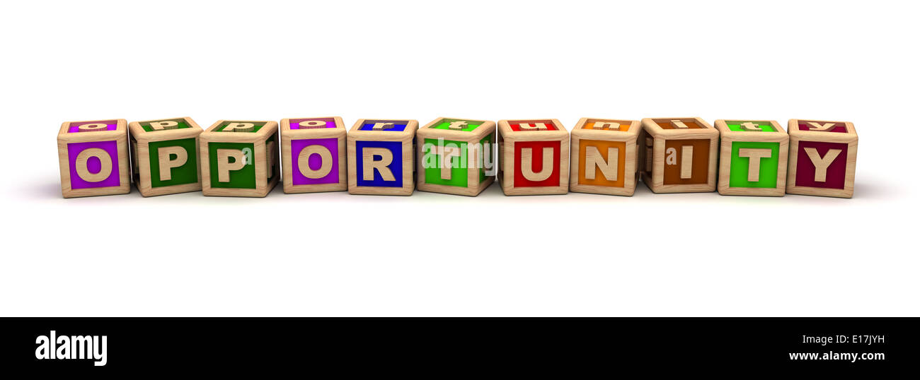 Opportunity Play Cubes Stock Photo - Alamy