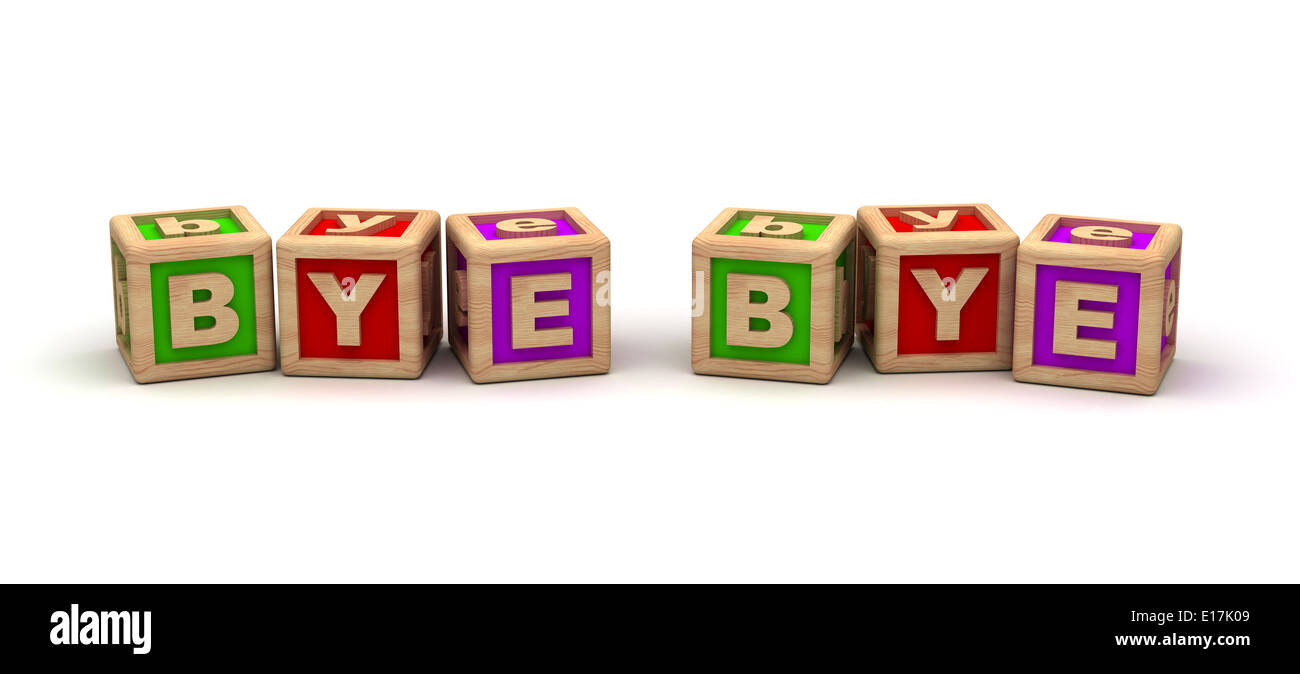 Goodbye Cut Out Stock Images & Pictures - Alamy