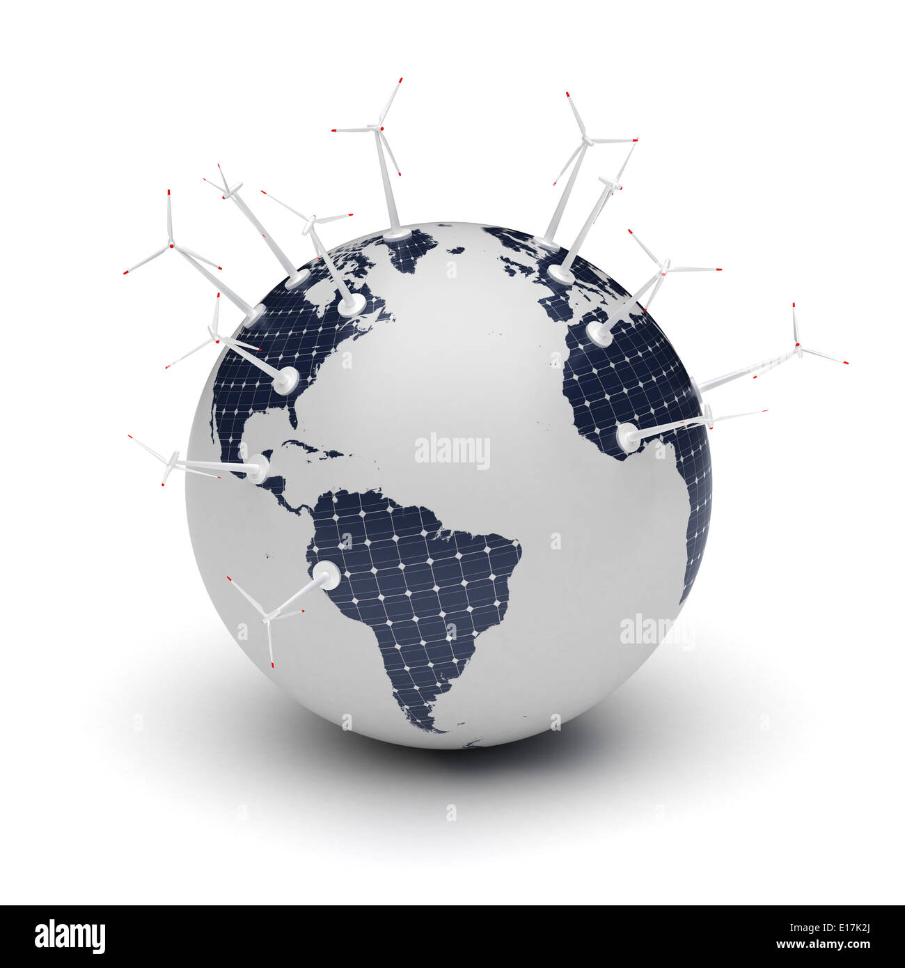 Concept clean energy solar Cut Out Stock Images & Pictures - Alamy