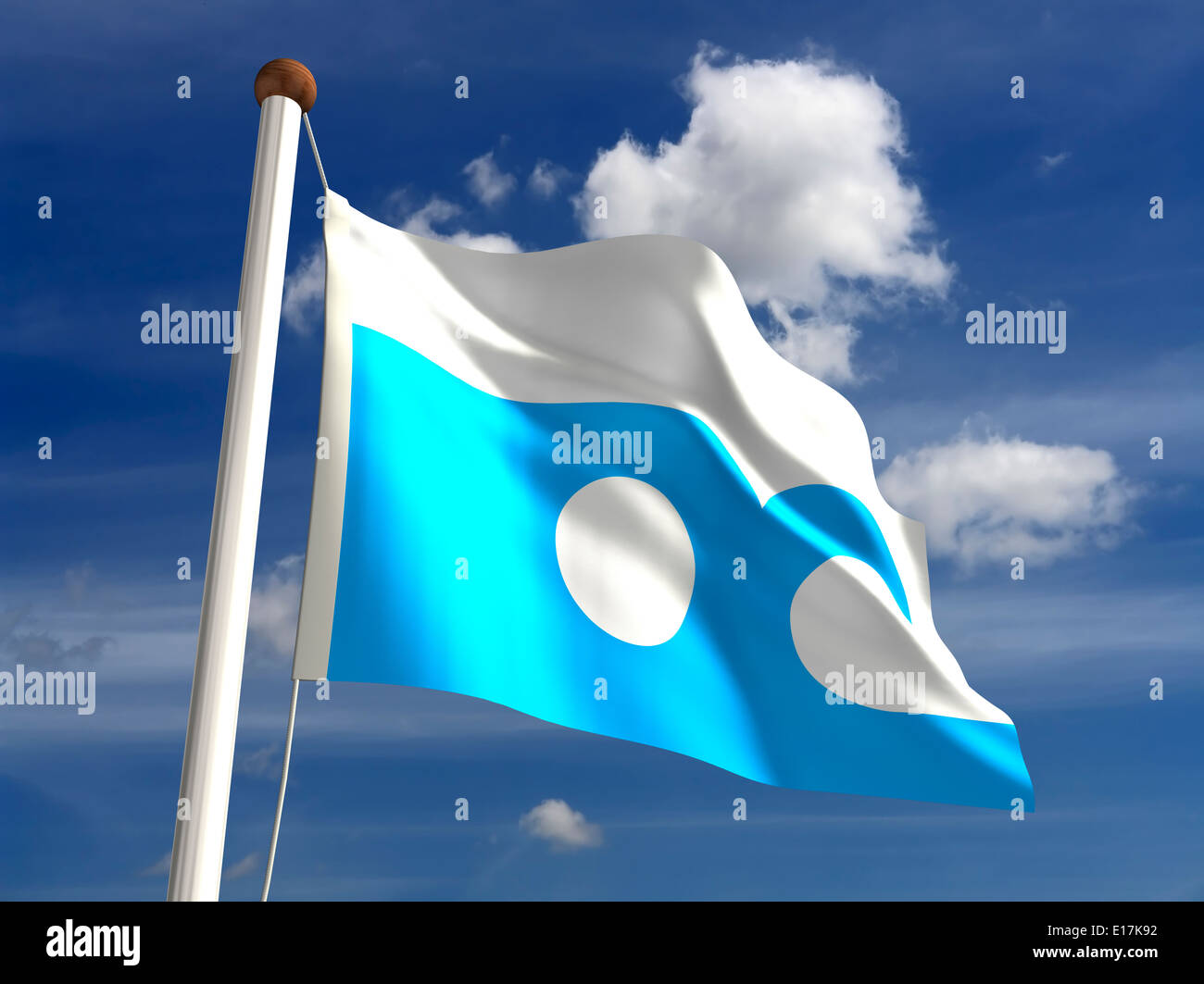 Ocean City flag (isolated with clipping path Stock Photo - Alamy