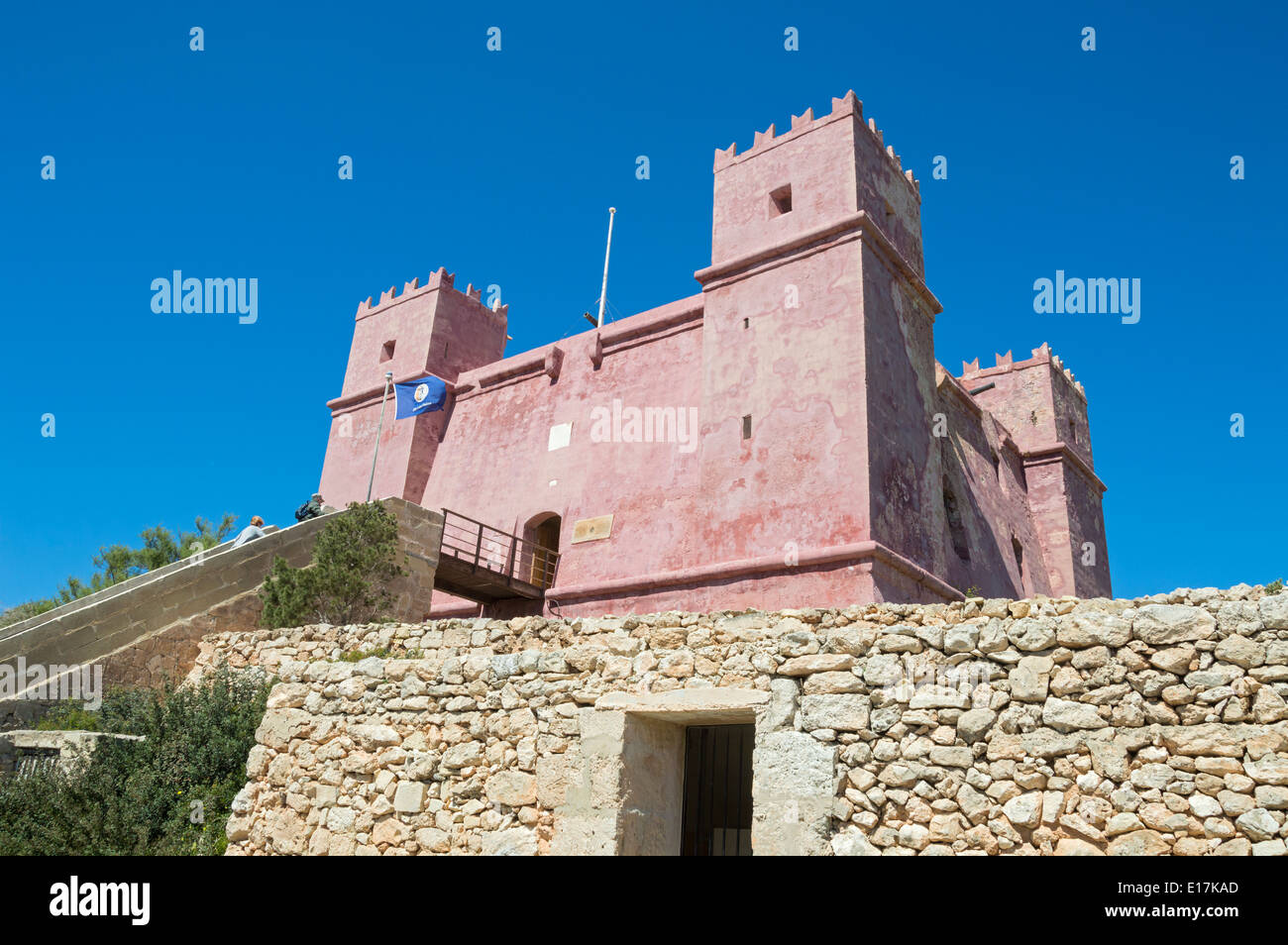 Red Tower, Marfa ridge, Mellieha, Malta, Europe Stock Photo - Alamy