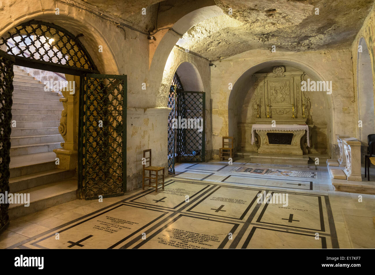 Early christian catacombs hi-res stock photography and images - Alamy