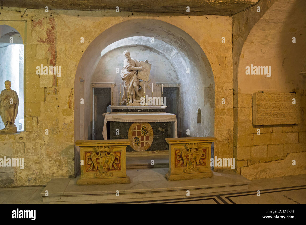 Catacombs, chapel, Rabat, northern Malta, Europe Stock Photo - Alamy